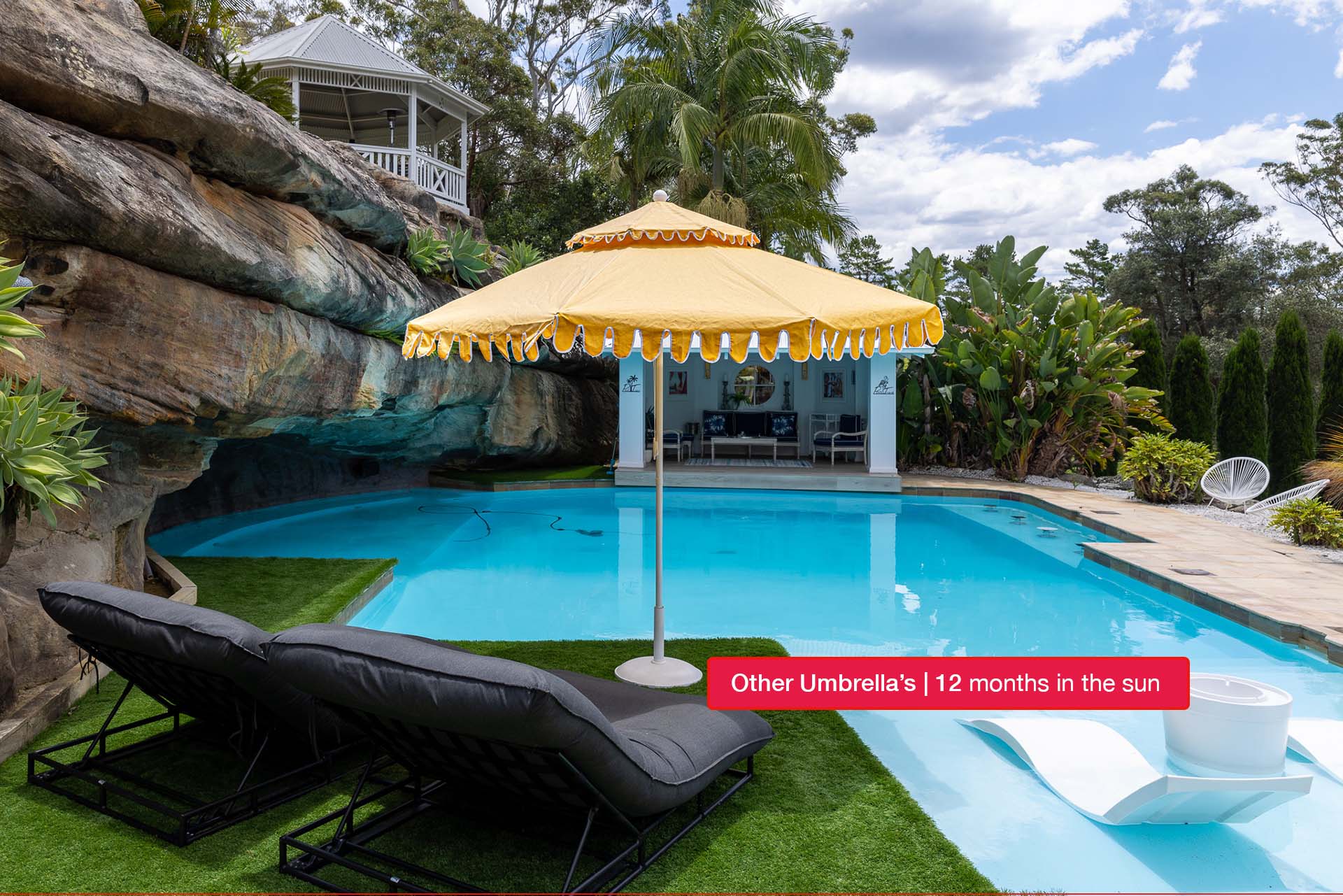 Retro Umbrella Co - Premium 3m Double-Tiered Market Umbrellas